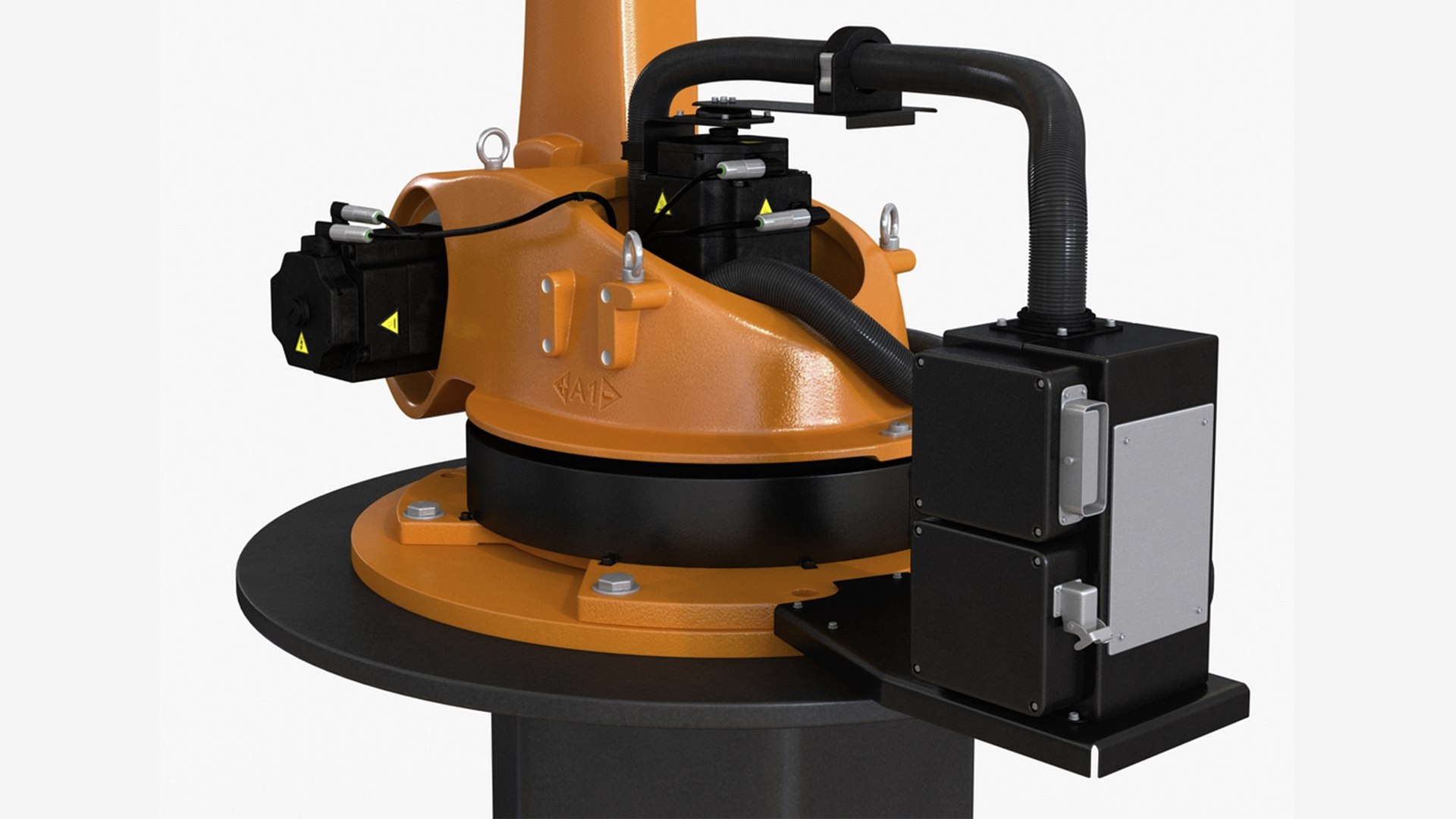 Industrial Robot Arm Kuka KR 60-4 On Stand Rigged 3D - TurboSquid 2287195