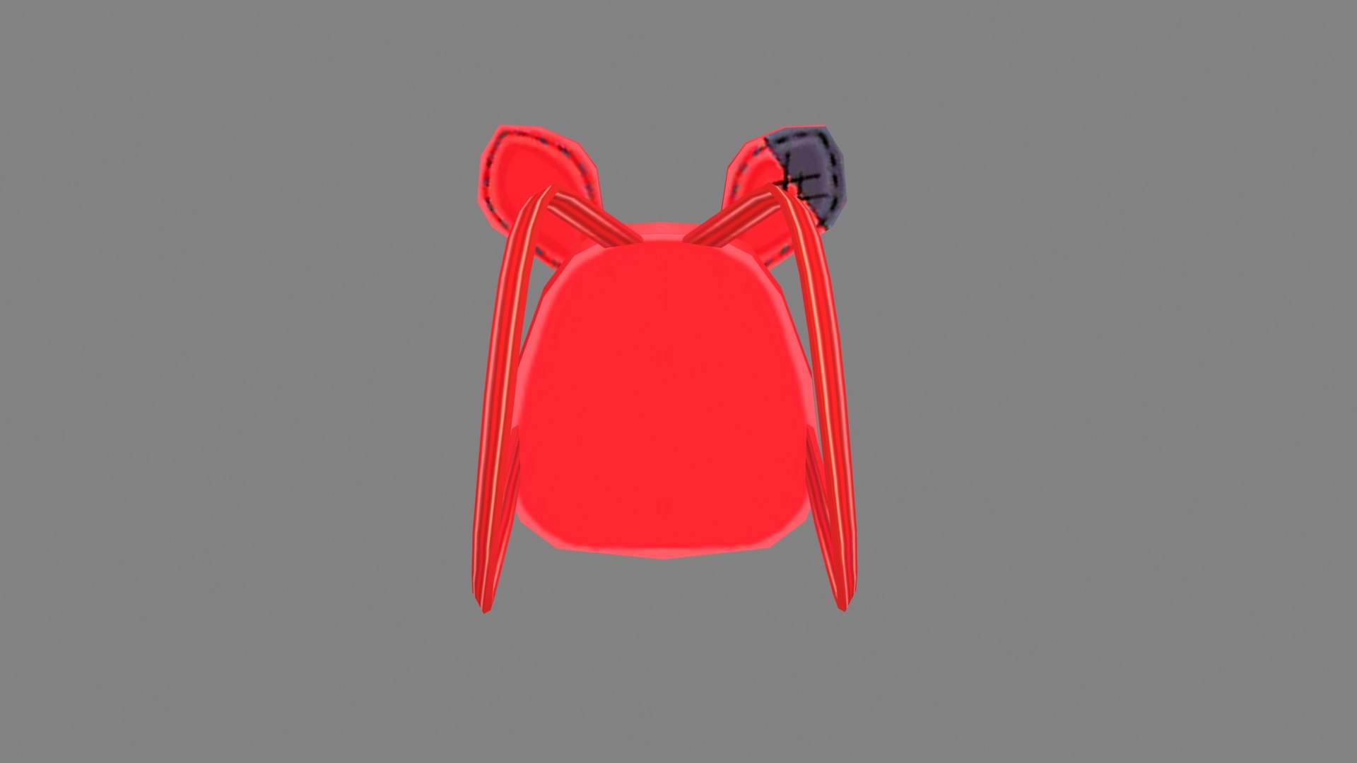 Cartoon Children School Bag - Demon Backpack 3D Model - TurboSquid 1951398