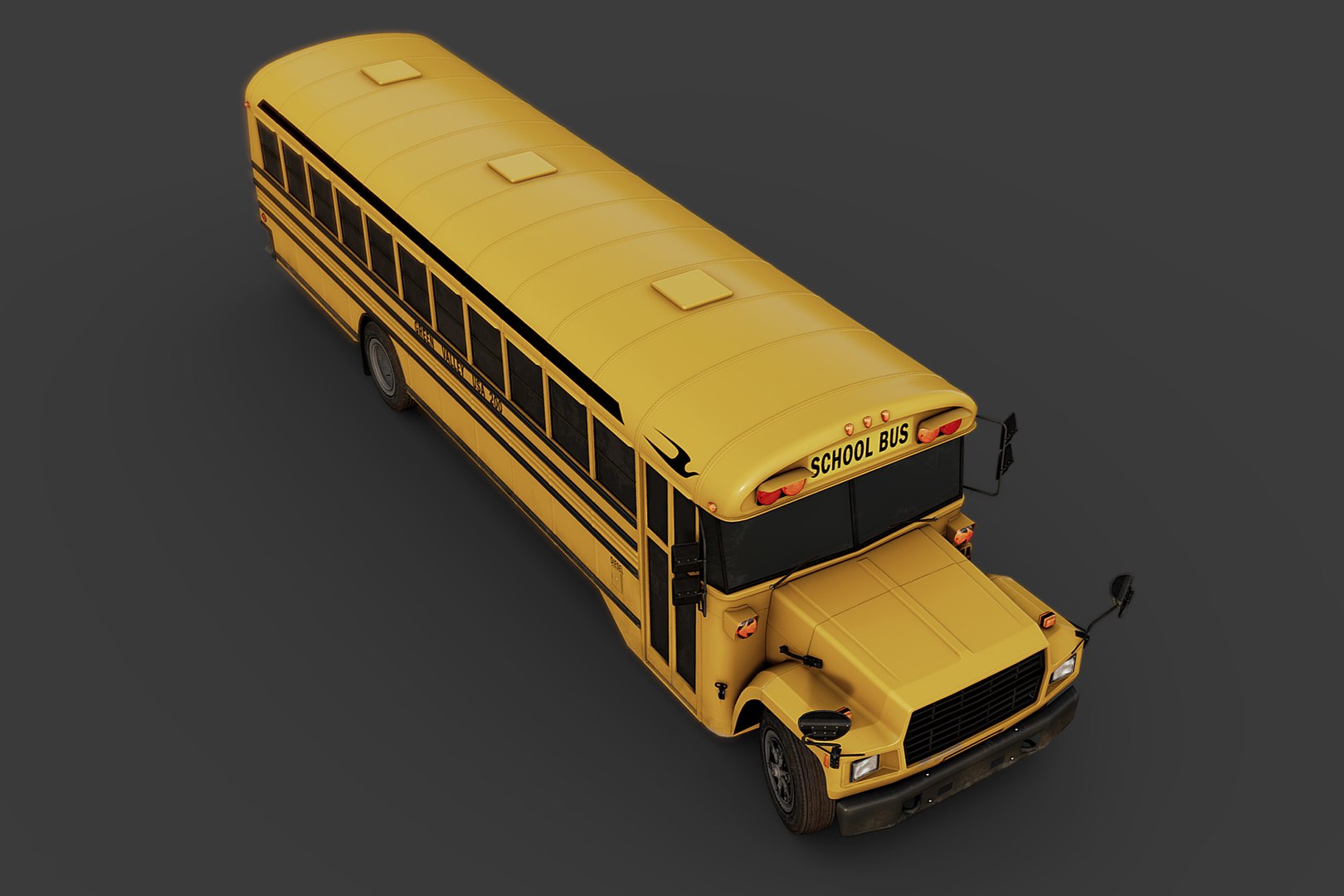 School Bus 3D - TurboSquid 1336155