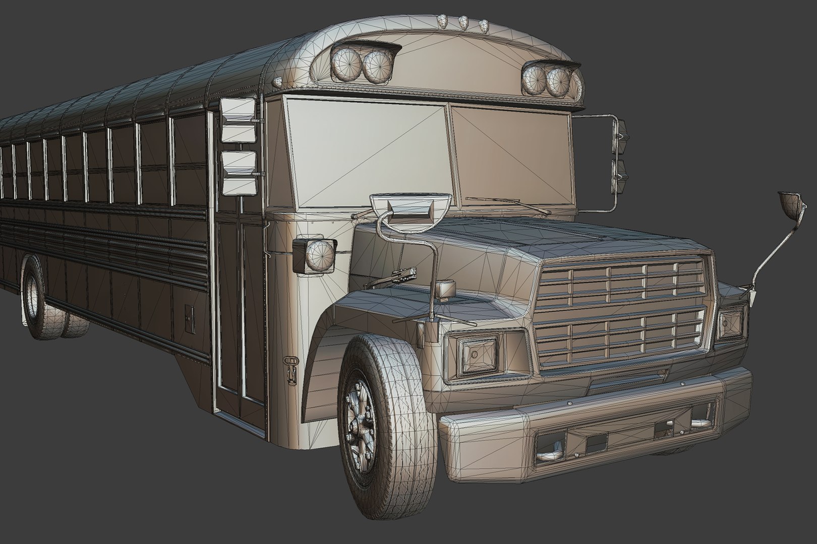 School Bus 3D - TurboSquid 1336155