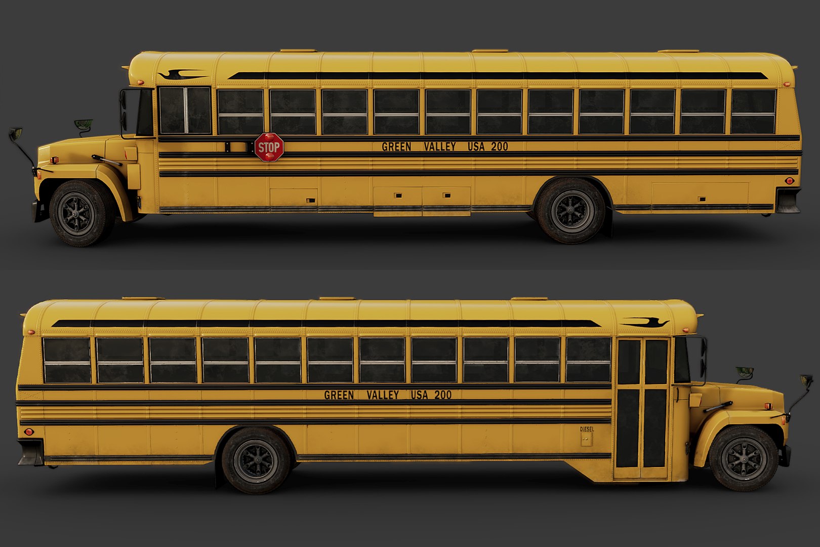School Bus 3D - TurboSquid 1336155