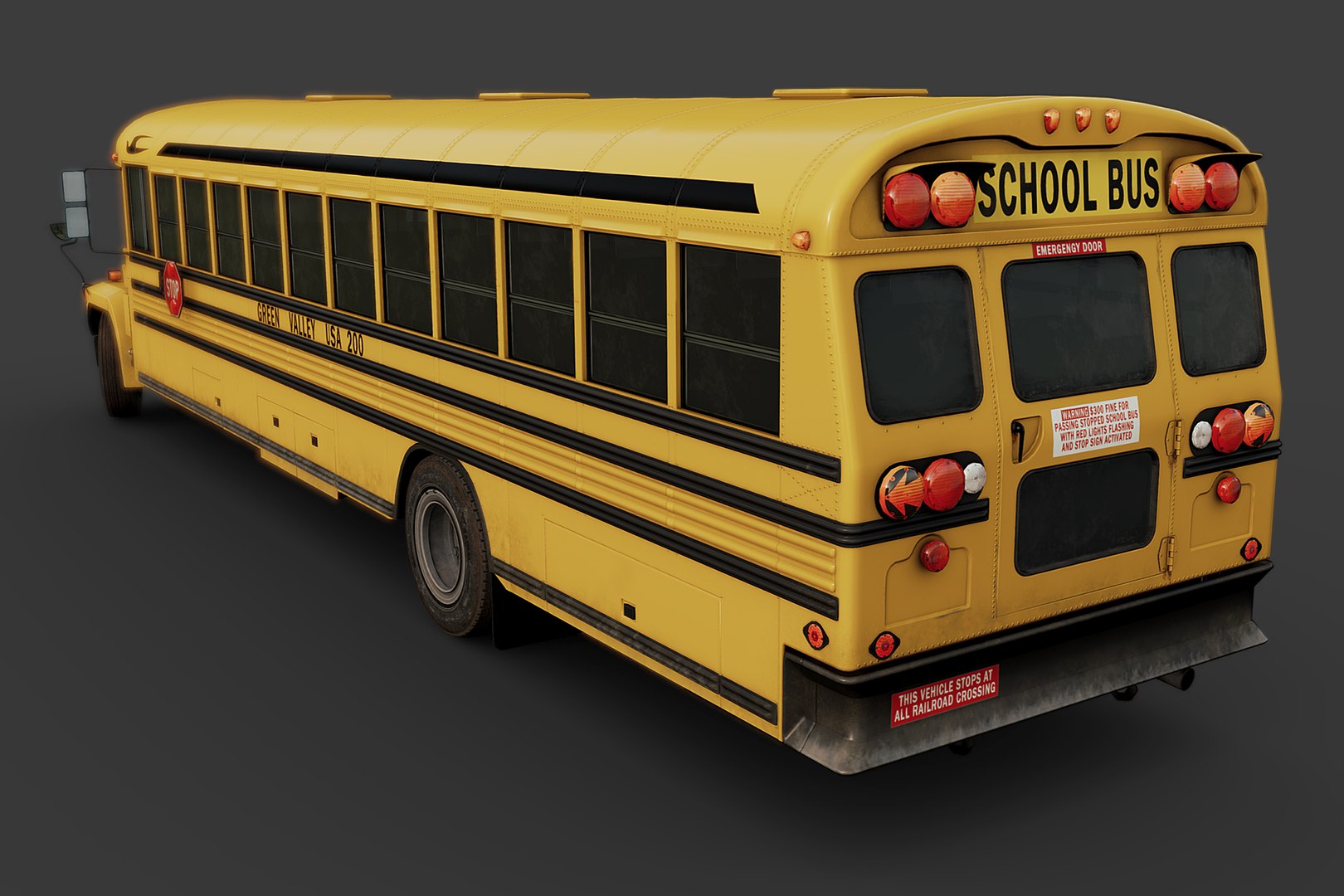 School Bus 3D - TurboSquid 1336155