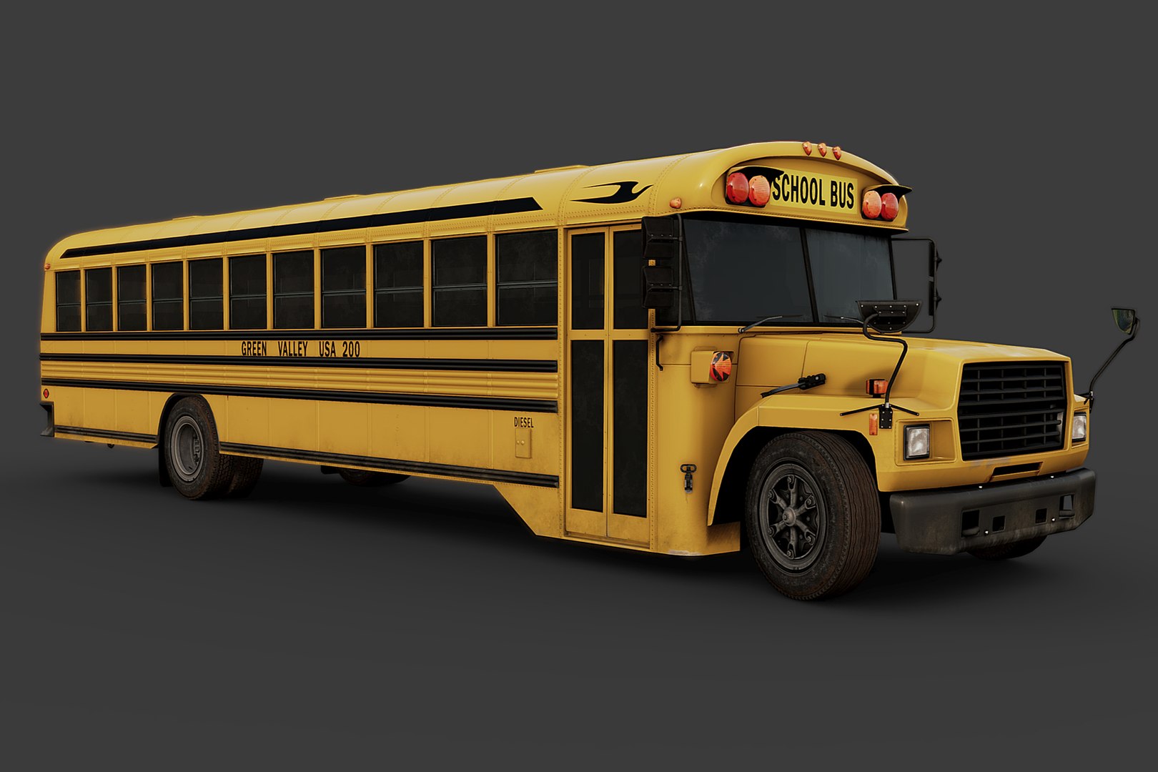 School Bus 3D - TurboSquid 1336155
