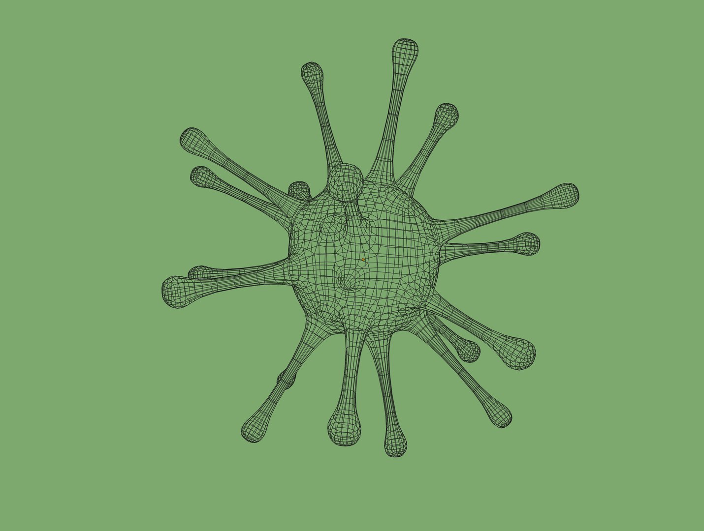 Virus science anatomy 3D model - TurboSquid 1609432