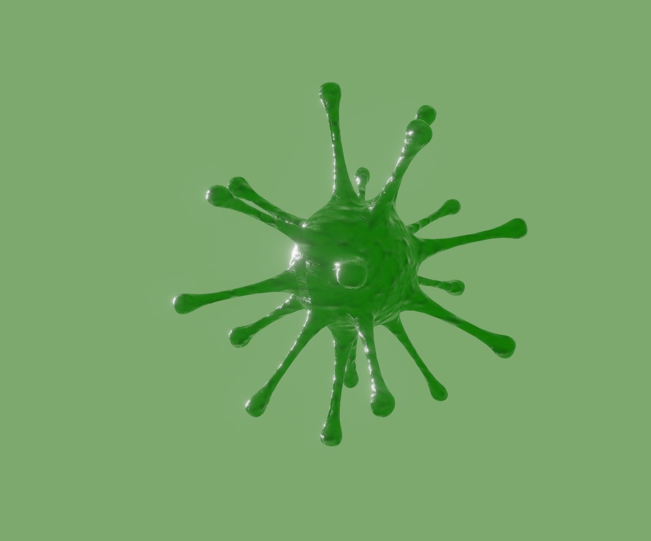 Virus science anatomy 3D model - TurboSquid 1609432