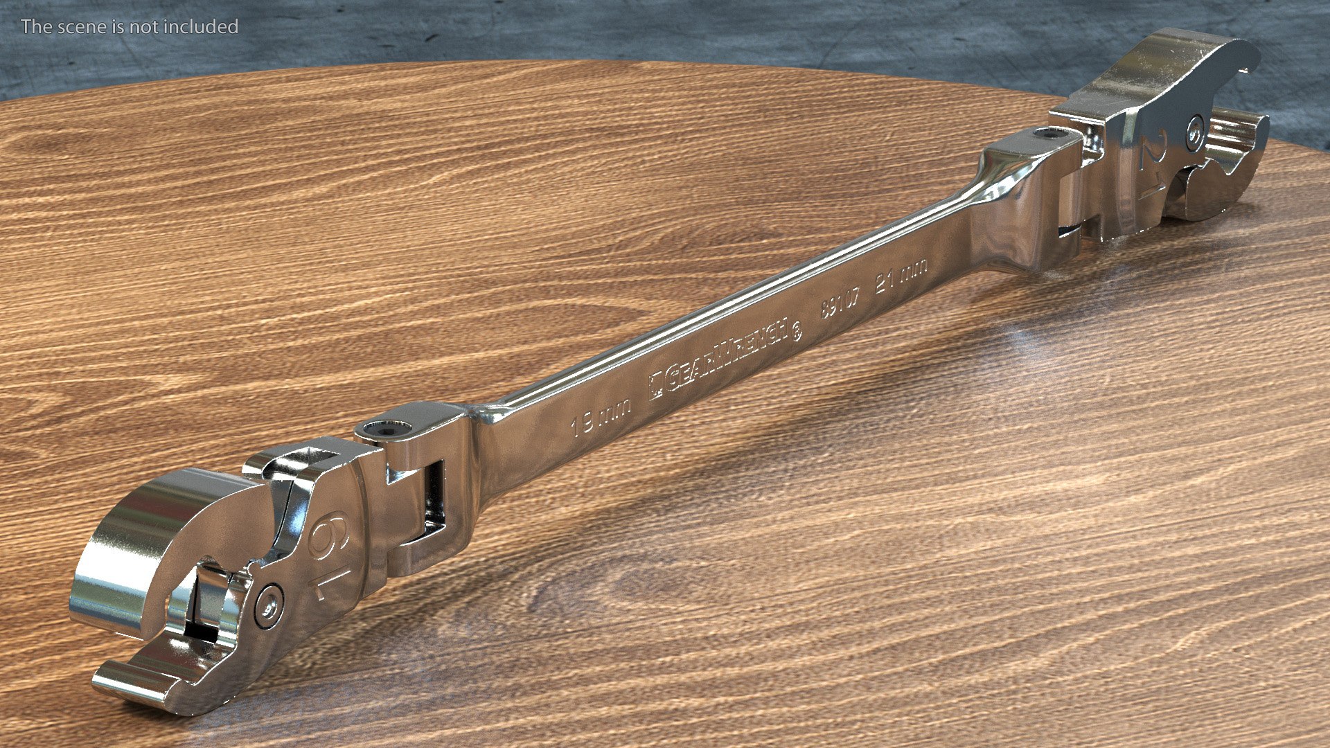 3D model Ratcheting Flex Flare Nut Wrench Set - TurboSquid 1966189