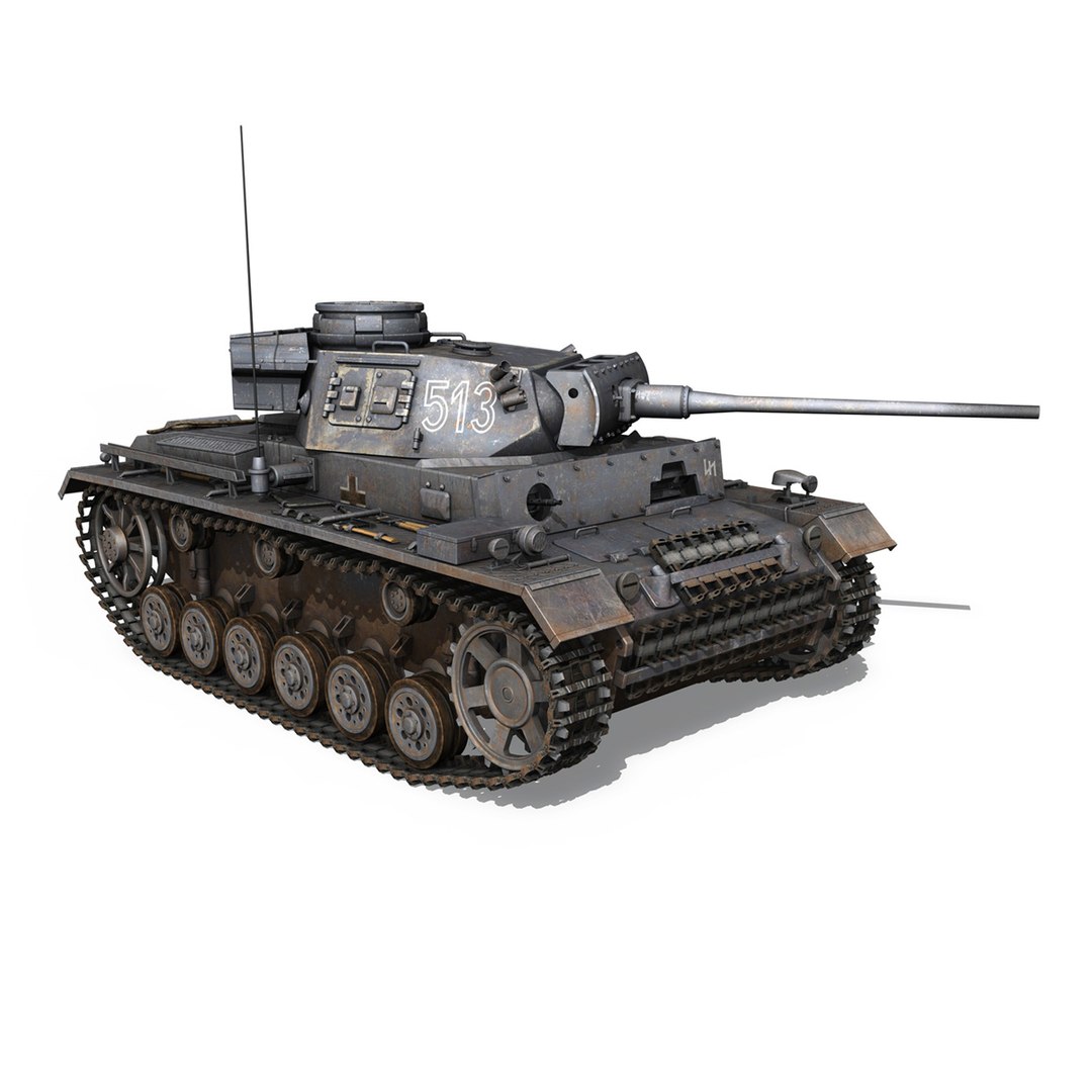 iii - ausf m 3d model