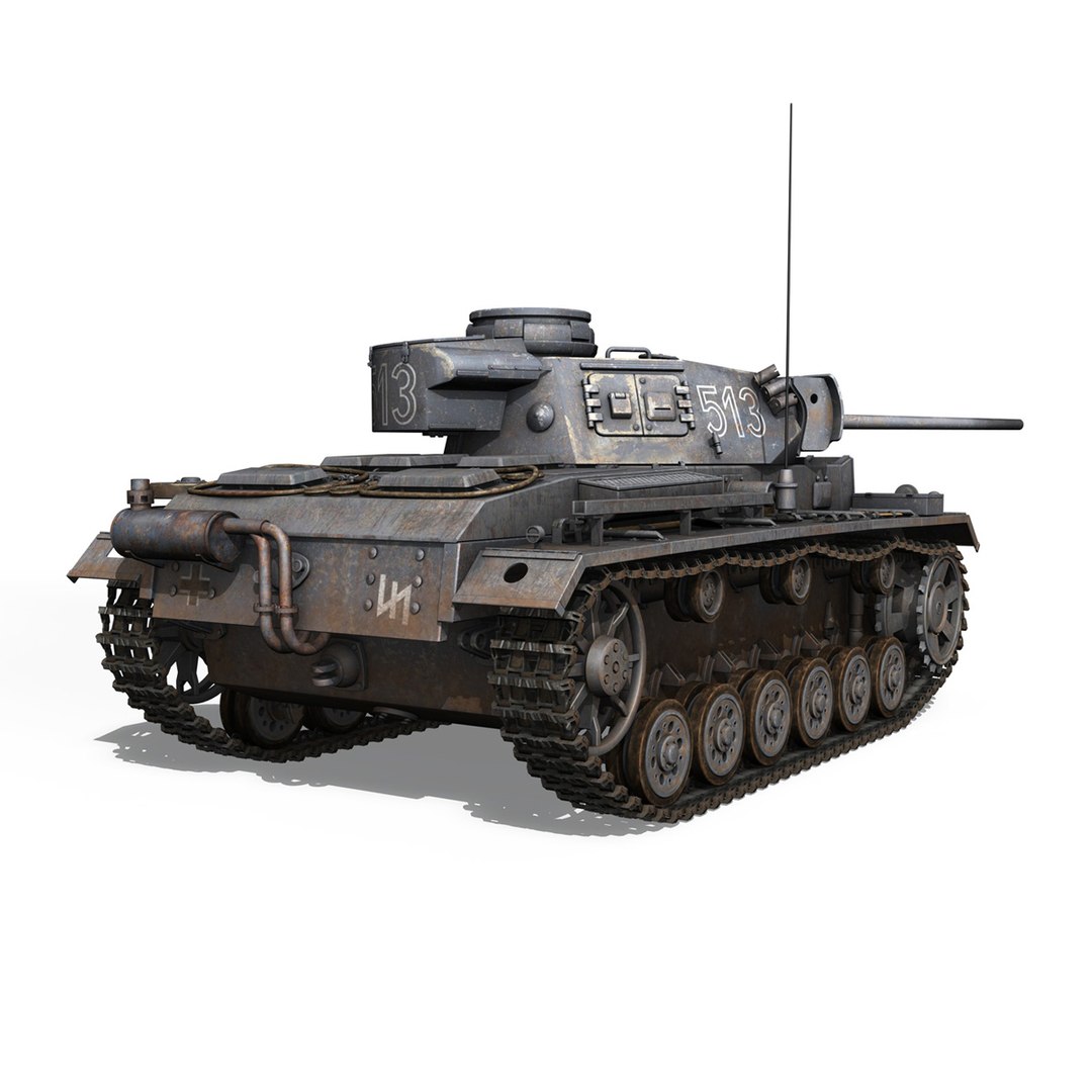 iii - ausf m 3d model