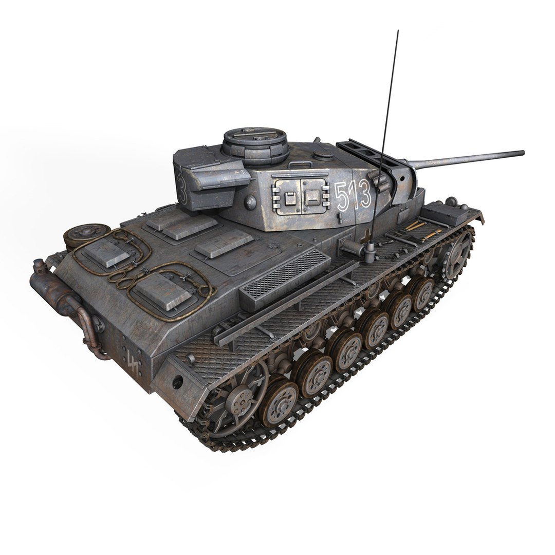 iii - ausf m 3d model
