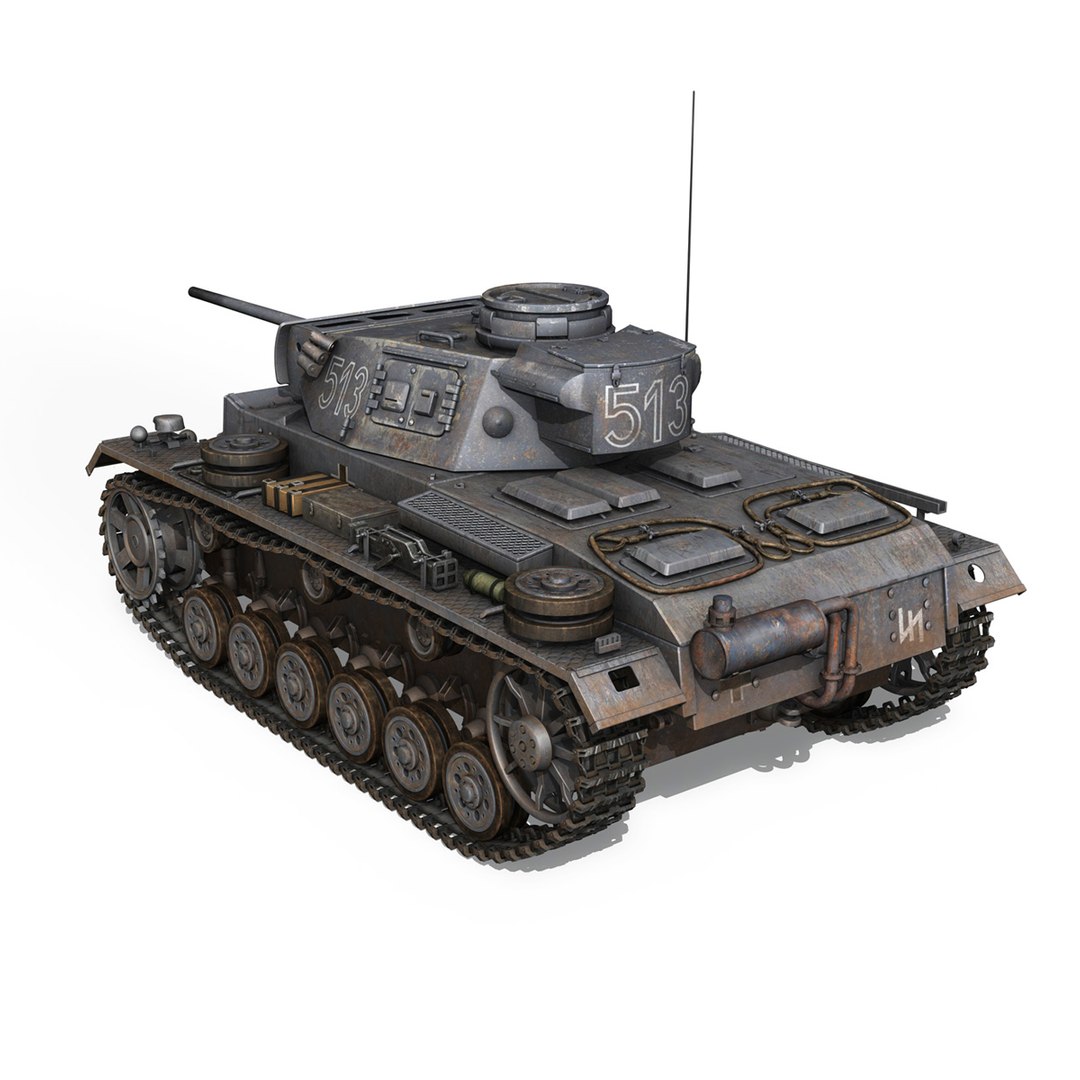 iii - ausf m 3d model