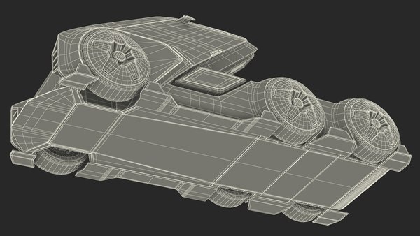 modelo 3d Camión De Ciencia Ficción Negro - TurboSquid 2174290