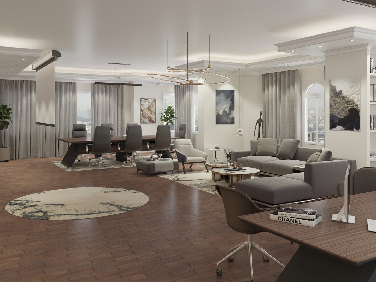 Modern Chairman Office 3D Model - TurboSquid 2058585