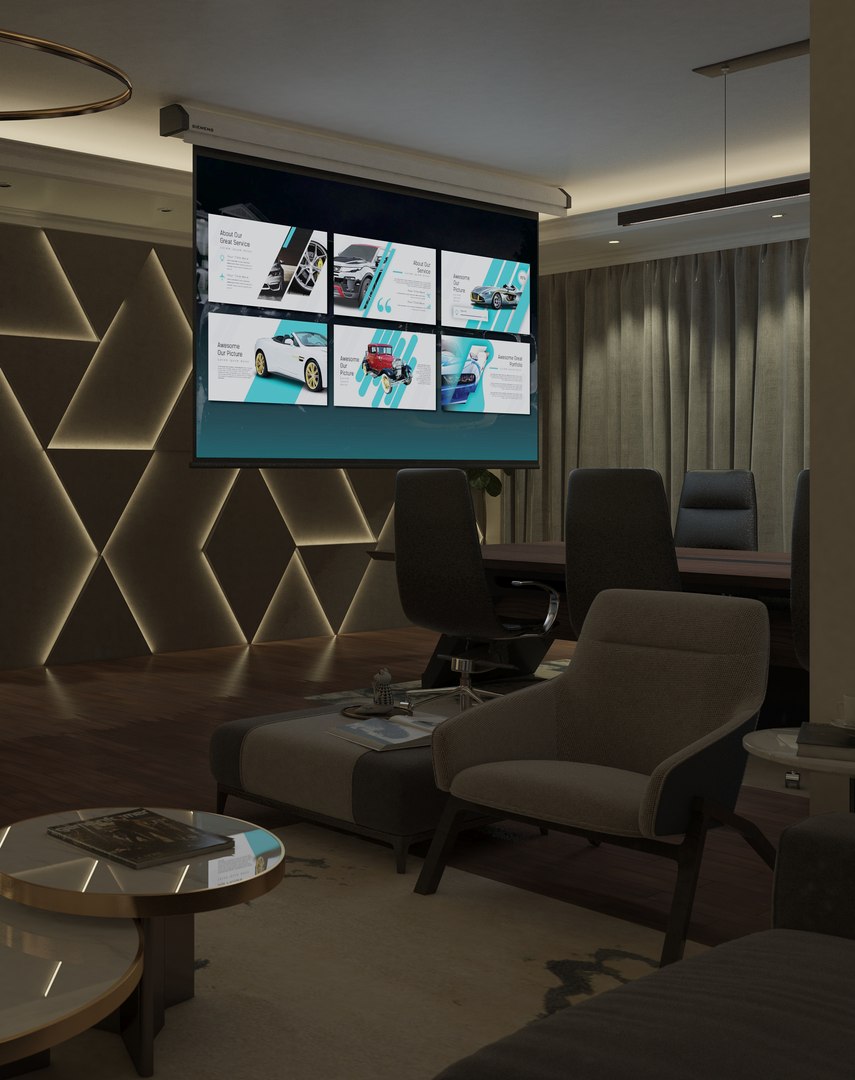 Modern Chairman Office 3D Model - TurboSquid 2058585