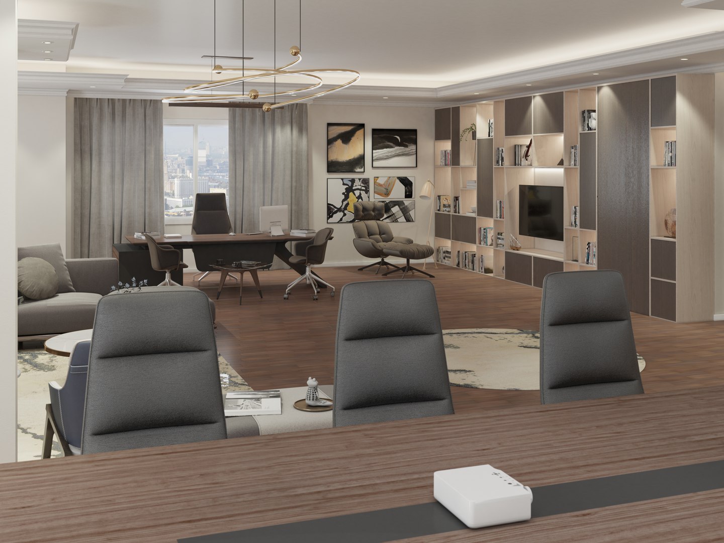 Modern Chairman Office 3D Model - TurboSquid 2058585