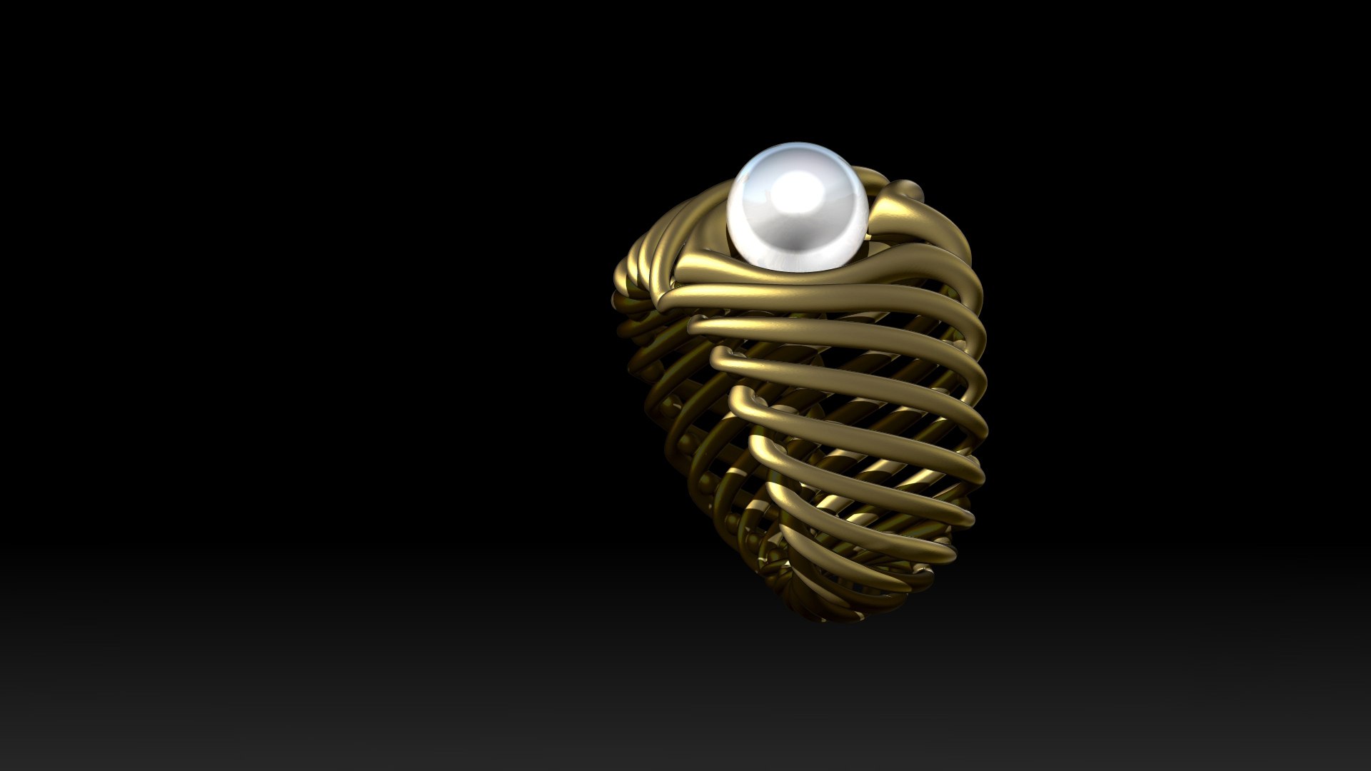 3D model Torus Pearl Ring - TurboSquid 2058543