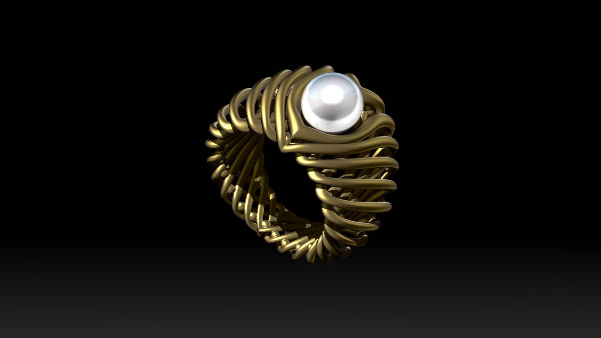 3D model Torus Pearl Ring - TurboSquid 2058543