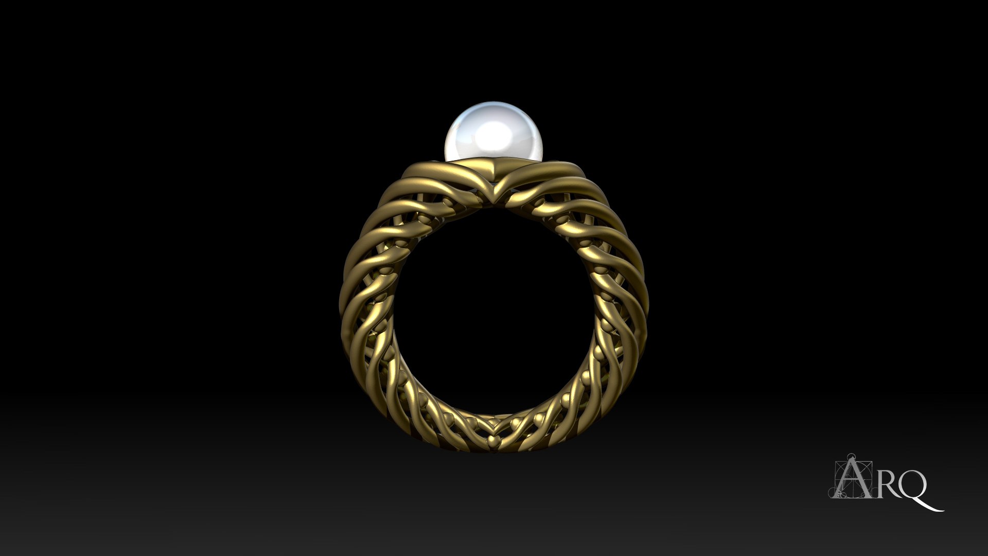 3D model Torus Pearl Ring - TurboSquid 2058543