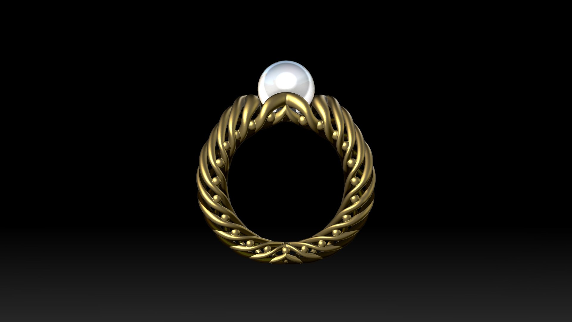 3D model Torus Pearl Ring - TurboSquid 2058543