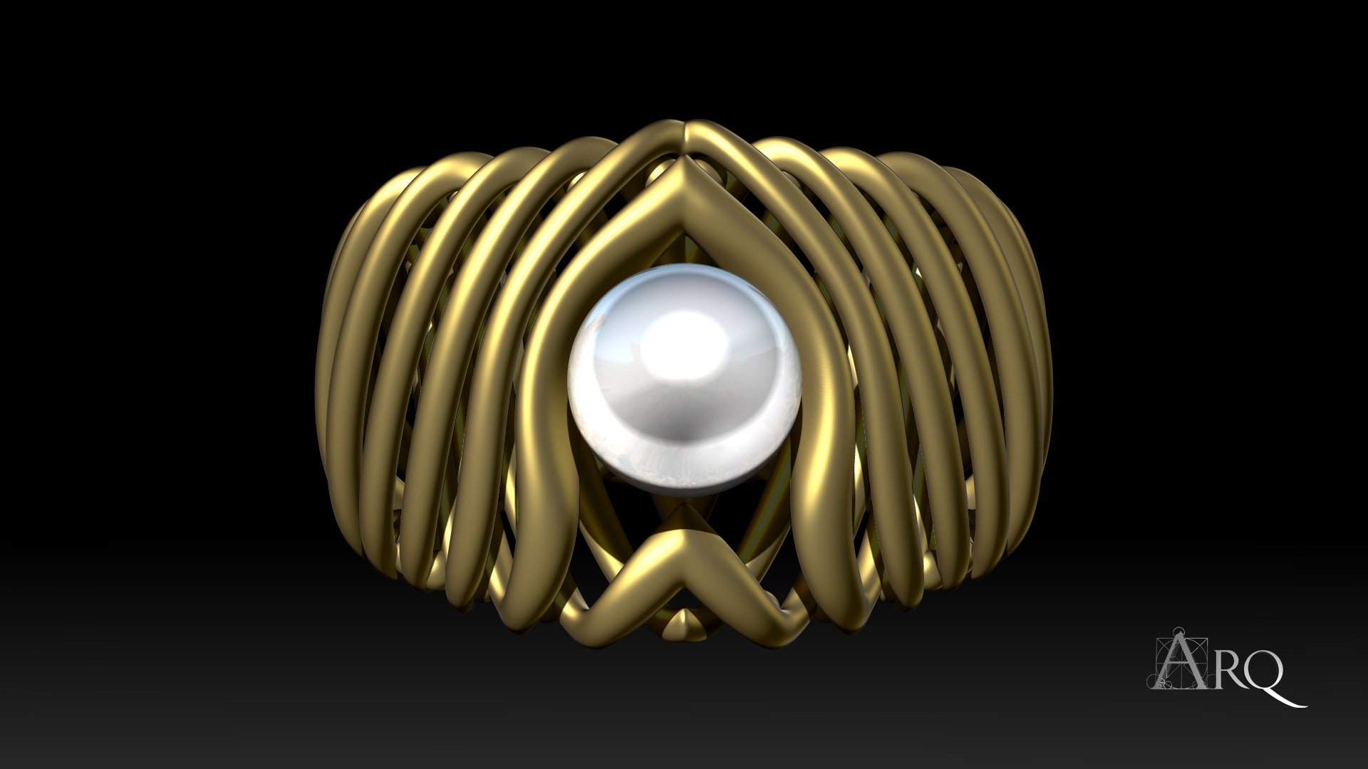 3D model Torus Pearl Ring - TurboSquid 2058543