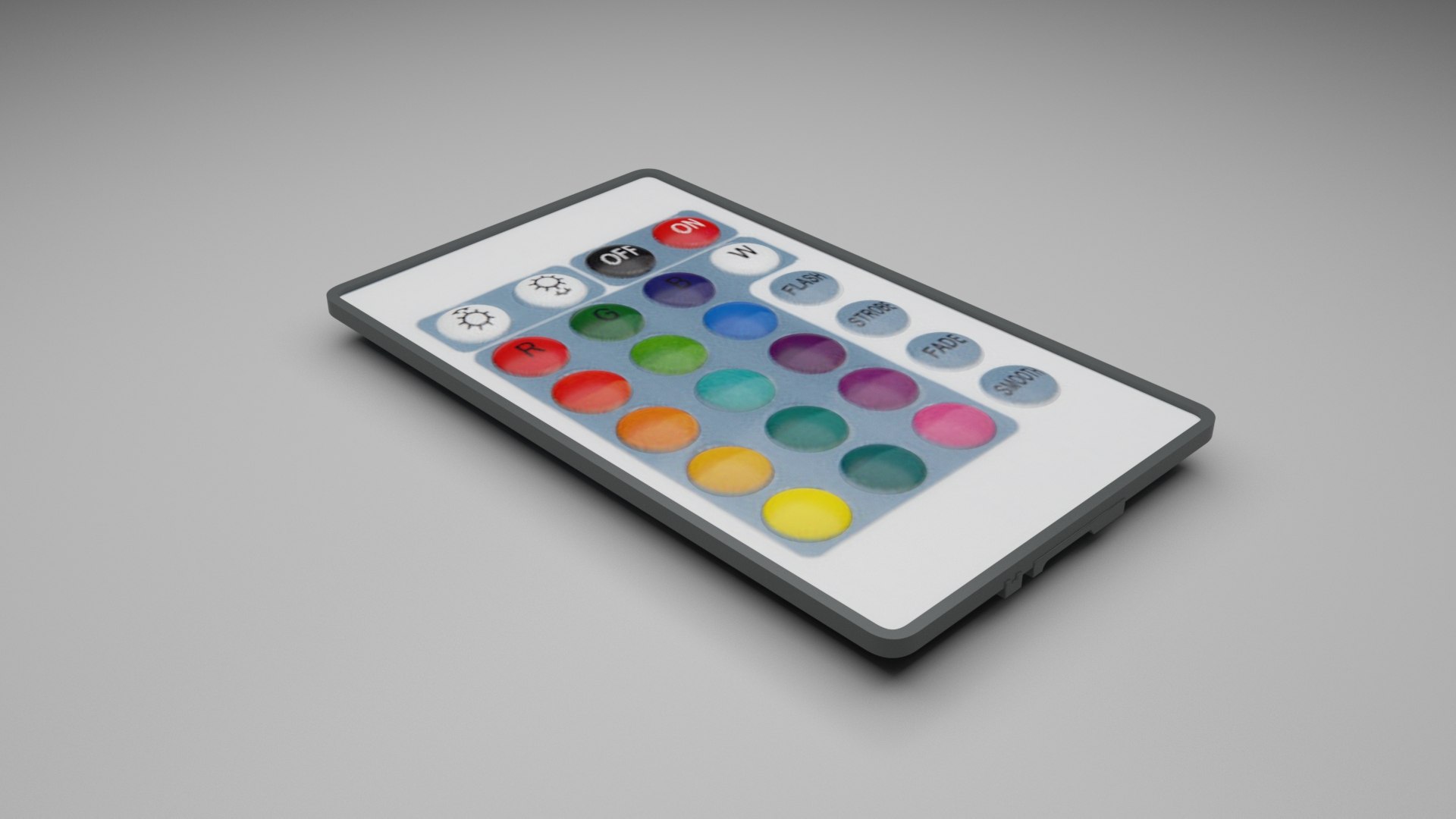 RGB Light Remote Control 3D - TurboSquid 1745518