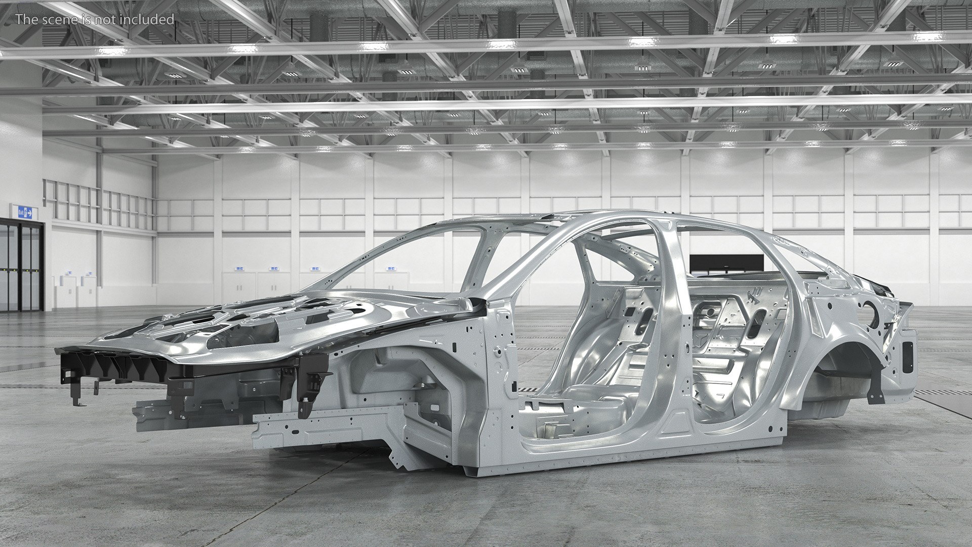 Car Body On Frame 3D - TurboSquid 2216649