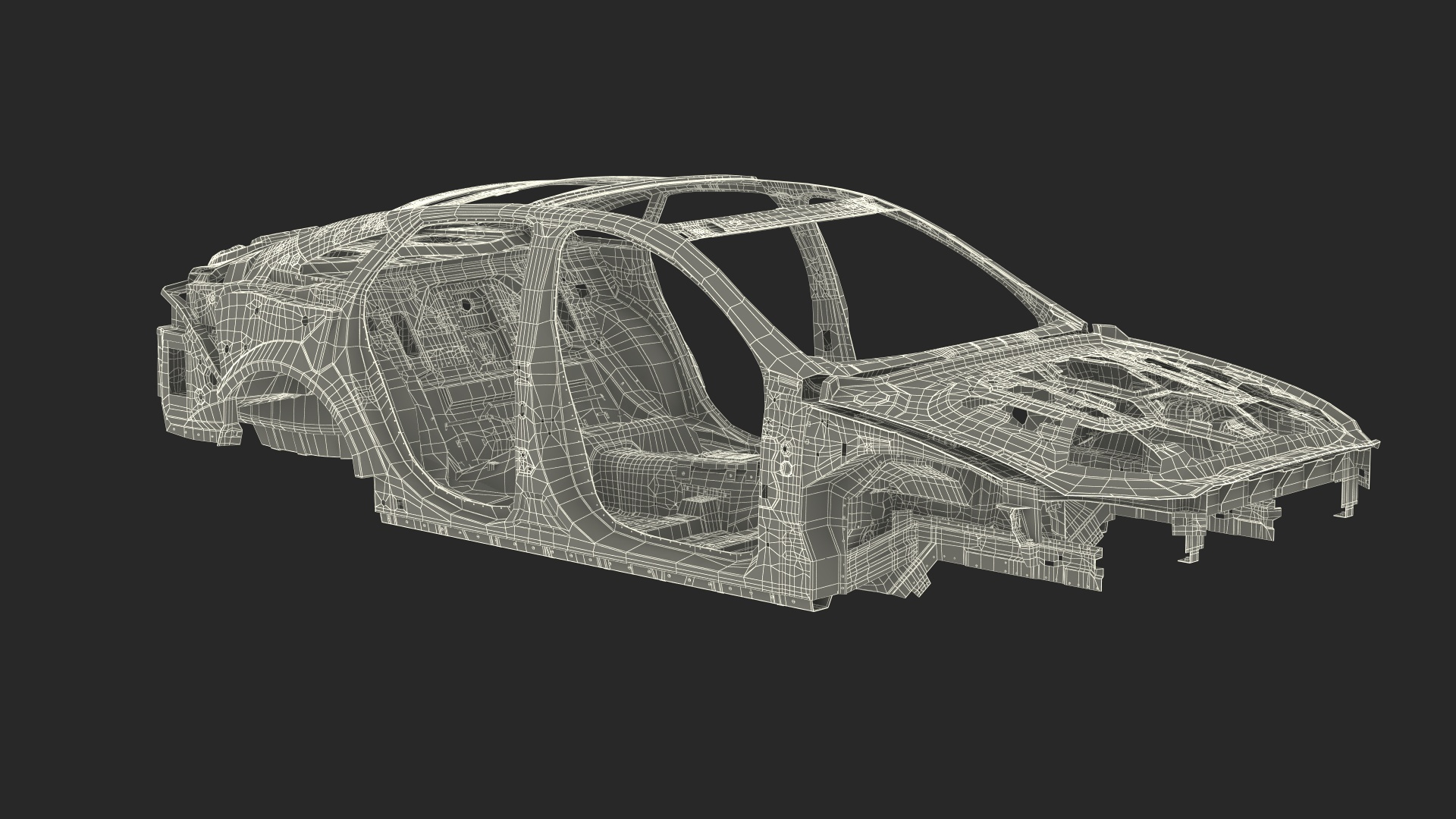 Car Body On Frame 3D - TurboSquid 2216649