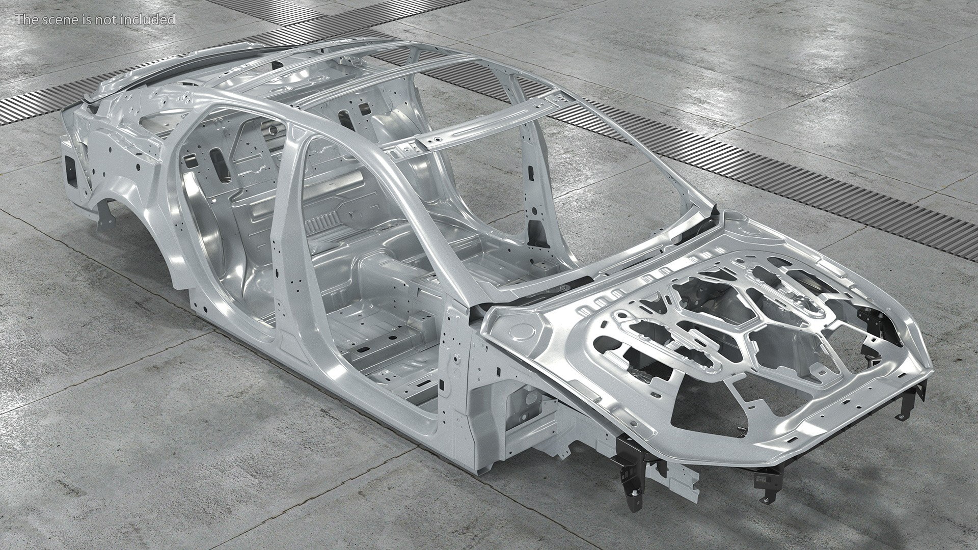 Car Body On Frame 3D - TurboSquid 2216649