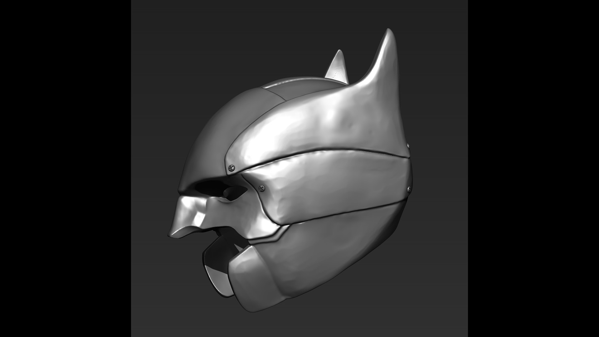 3D Batman Head-Mask 3D Print Model Model - TurboSquid 2323243