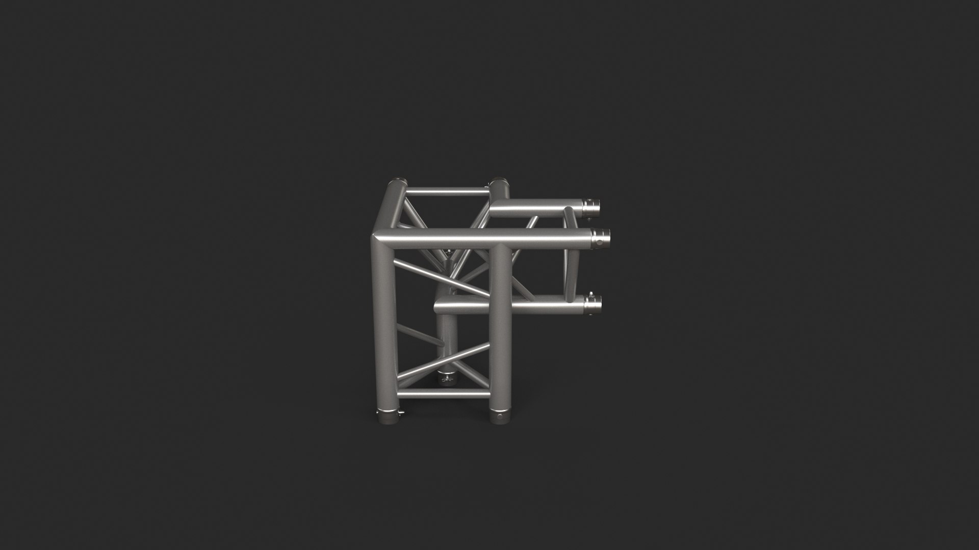 Triangular truss corners 3D model - TurboSquid 1227355