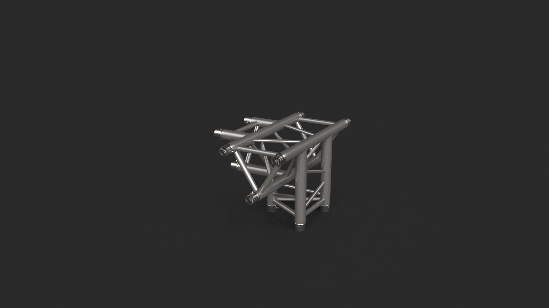 Triangular truss corners 3D model - TurboSquid 1227355