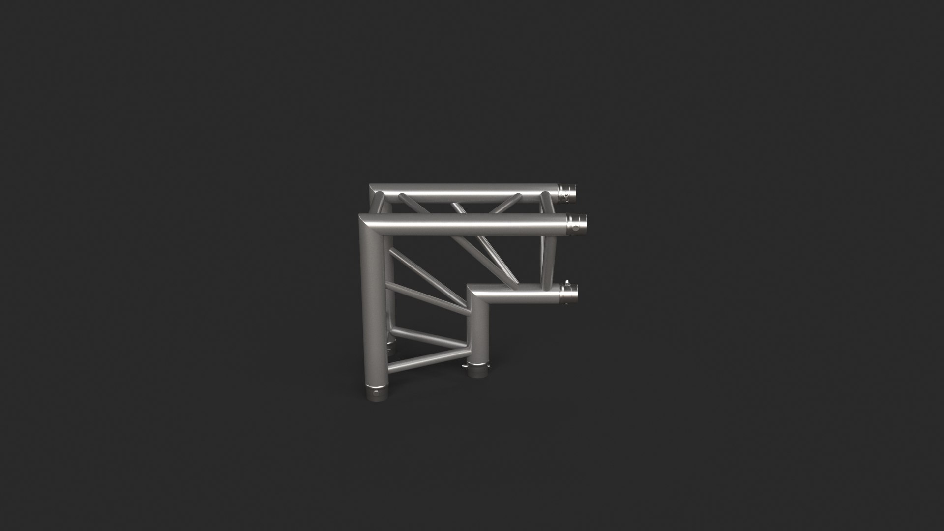 Triangular truss corners 3D model - TurboSquid 1227355
