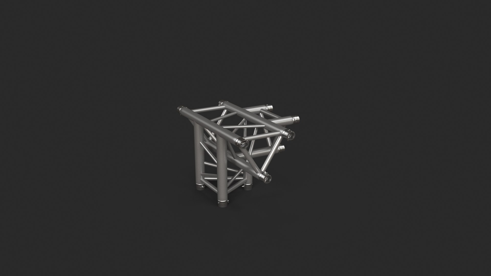 Triangular truss corners 3D model - TurboSquid 1227355
