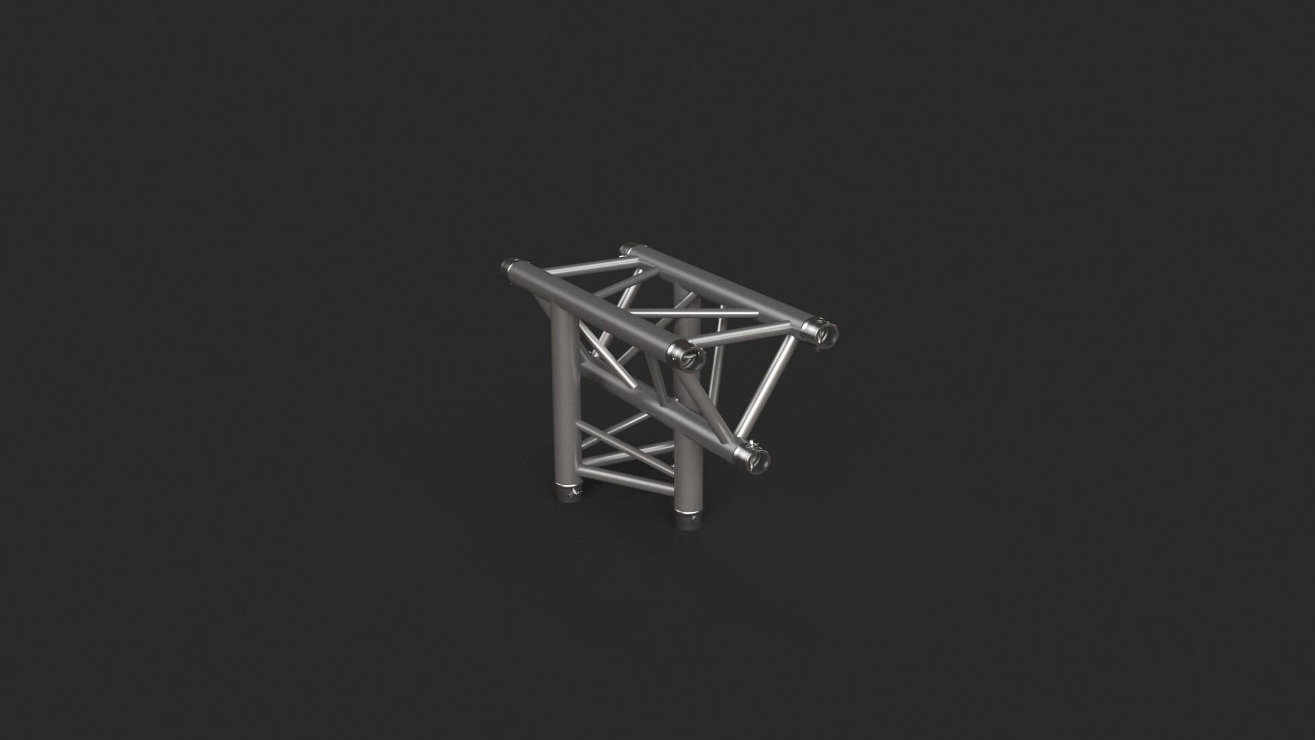 Triangular truss corners 3D model - TurboSquid 1227355