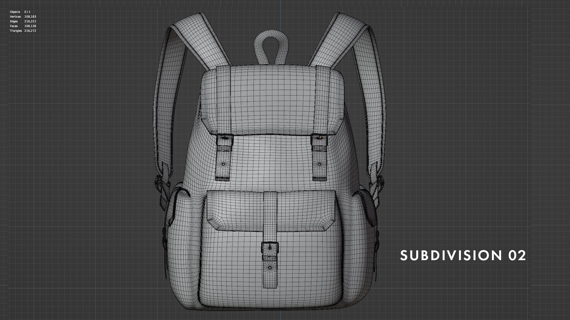 3D Canvas Backpack - Survival Model - TurboSquid 2154274