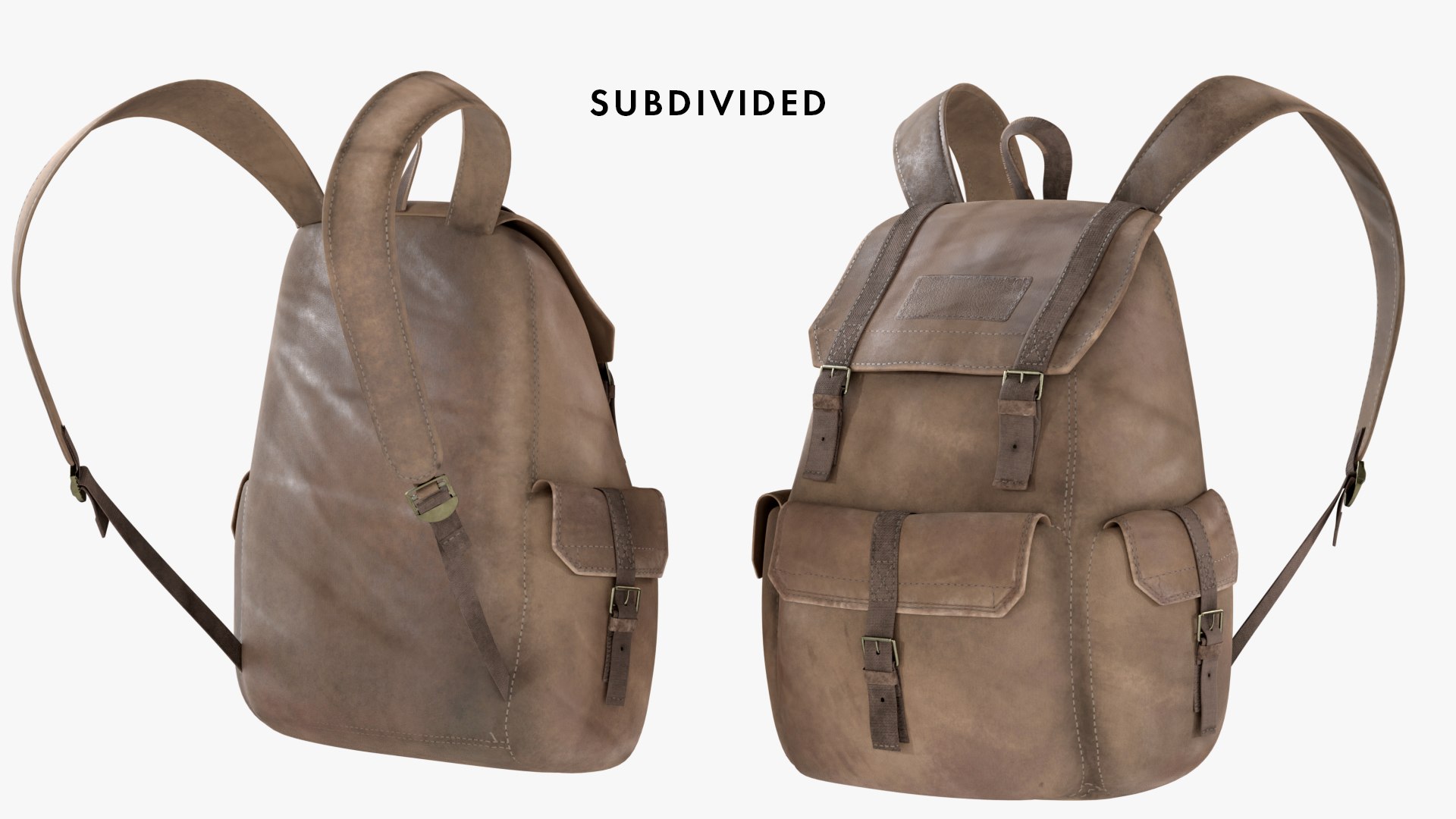 3D Canvas Backpack - Survival Model - TurboSquid 2154274