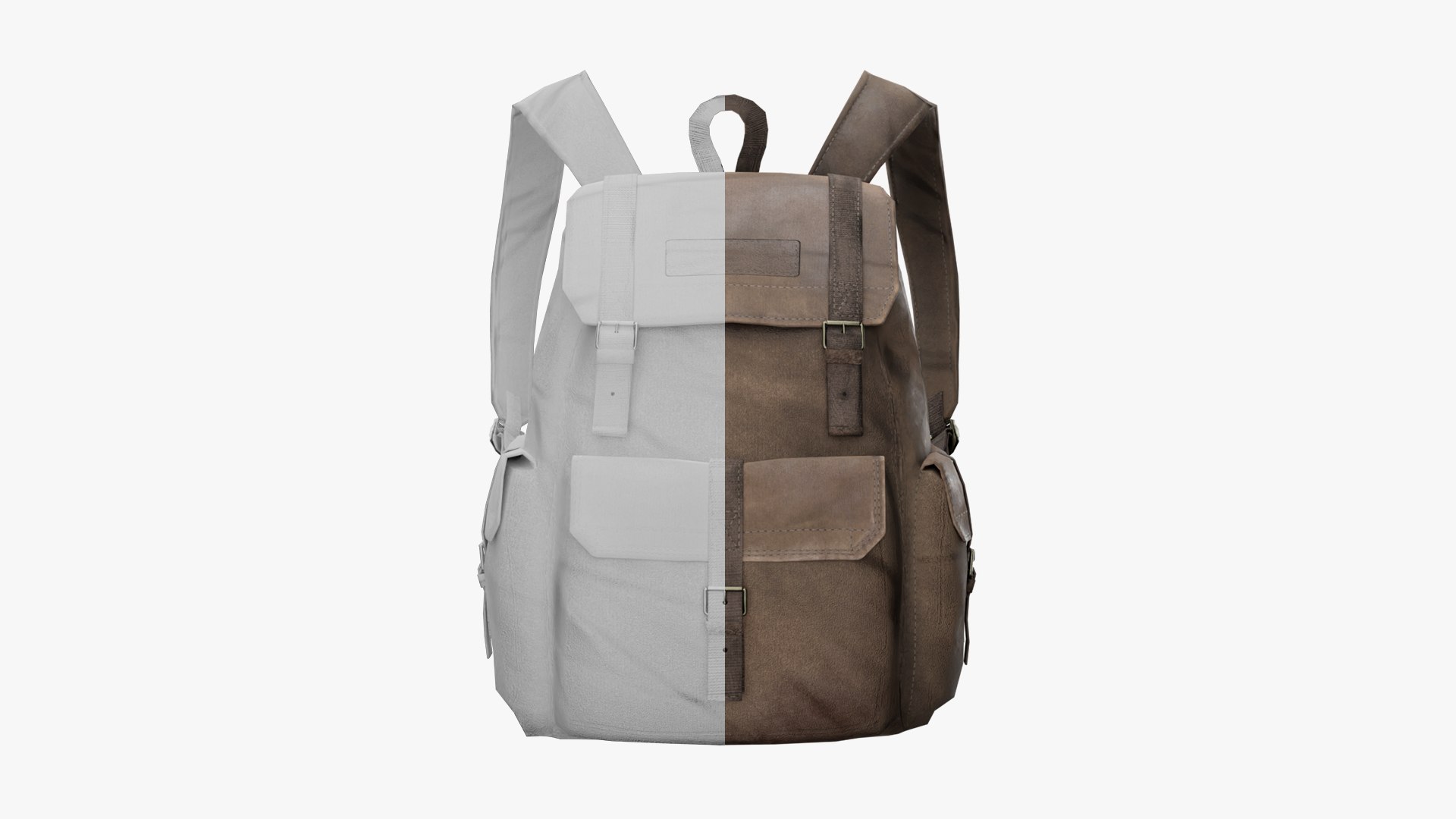 3D Canvas Backpack - Survival Model - TurboSquid 2154274