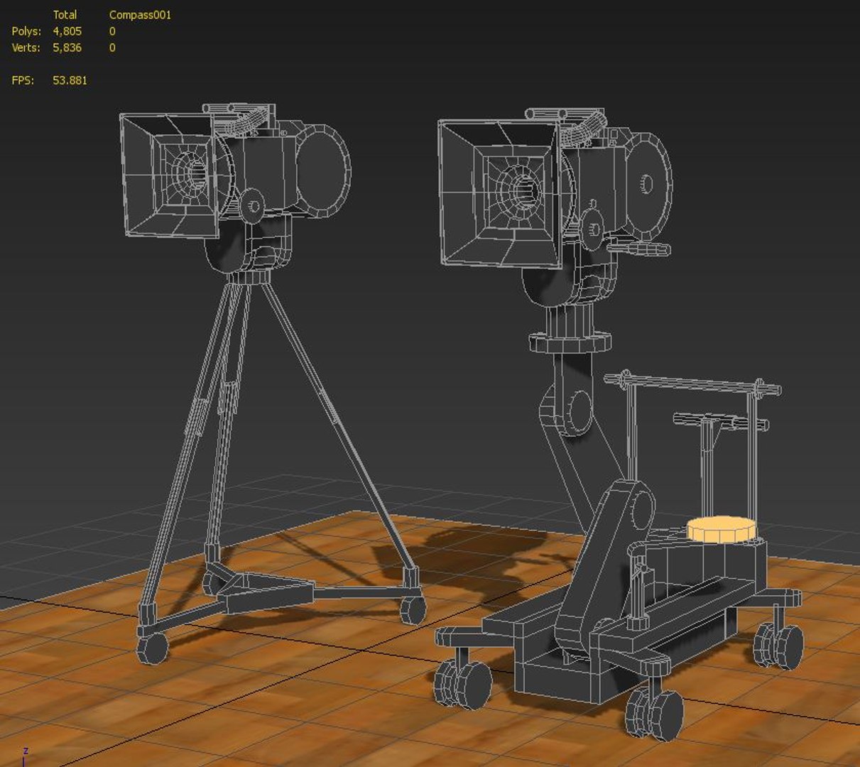 3D professional movie camera model - TurboSquid 1275212