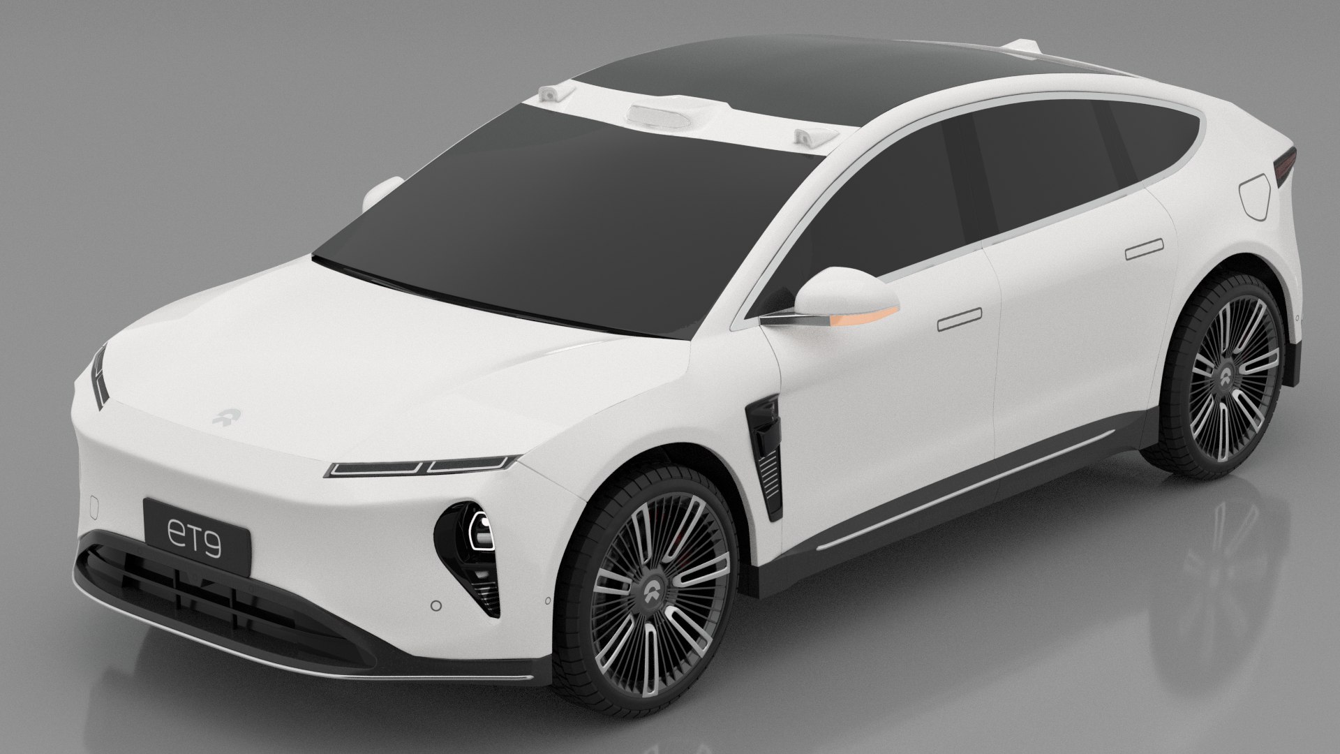 3D Nio ET9 Electric Car 3D Model 2025 Cloud White - TurboSquid 2381640