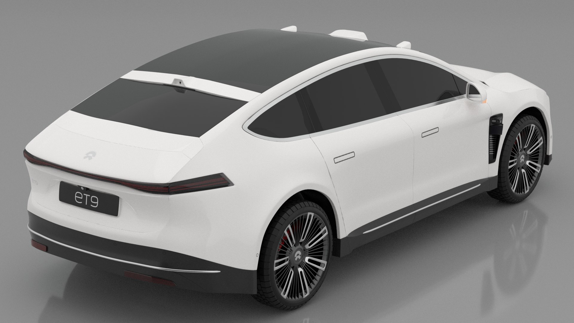 3D Nio ET9 Electric Car 3D Model 2025 Cloud White - TurboSquid 2381640