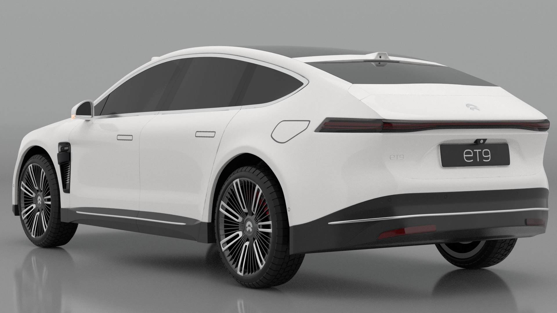 3D Nio ET9 Electric Car 3D Model 2025 Cloud White - TurboSquid 2381640