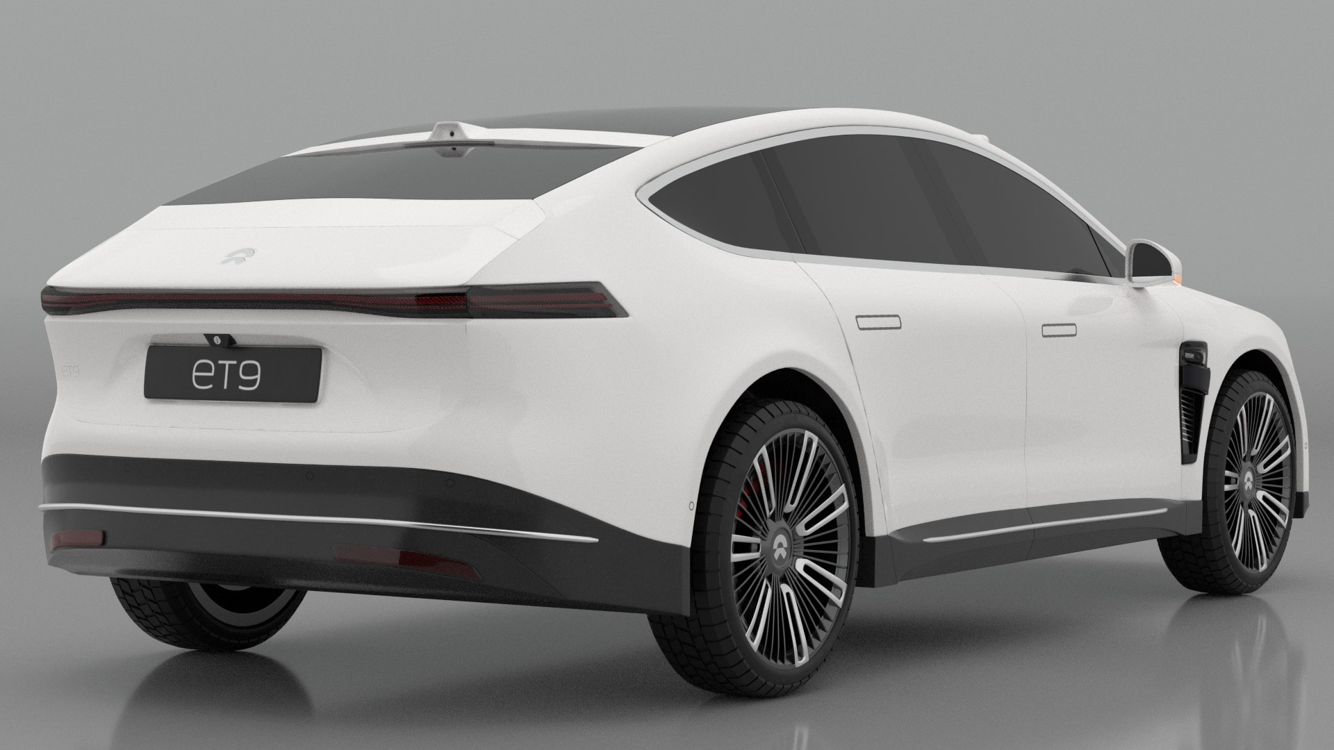 3D Nio ET9 Electric Car 3D Model 2025 Cloud White - TurboSquid 2381640