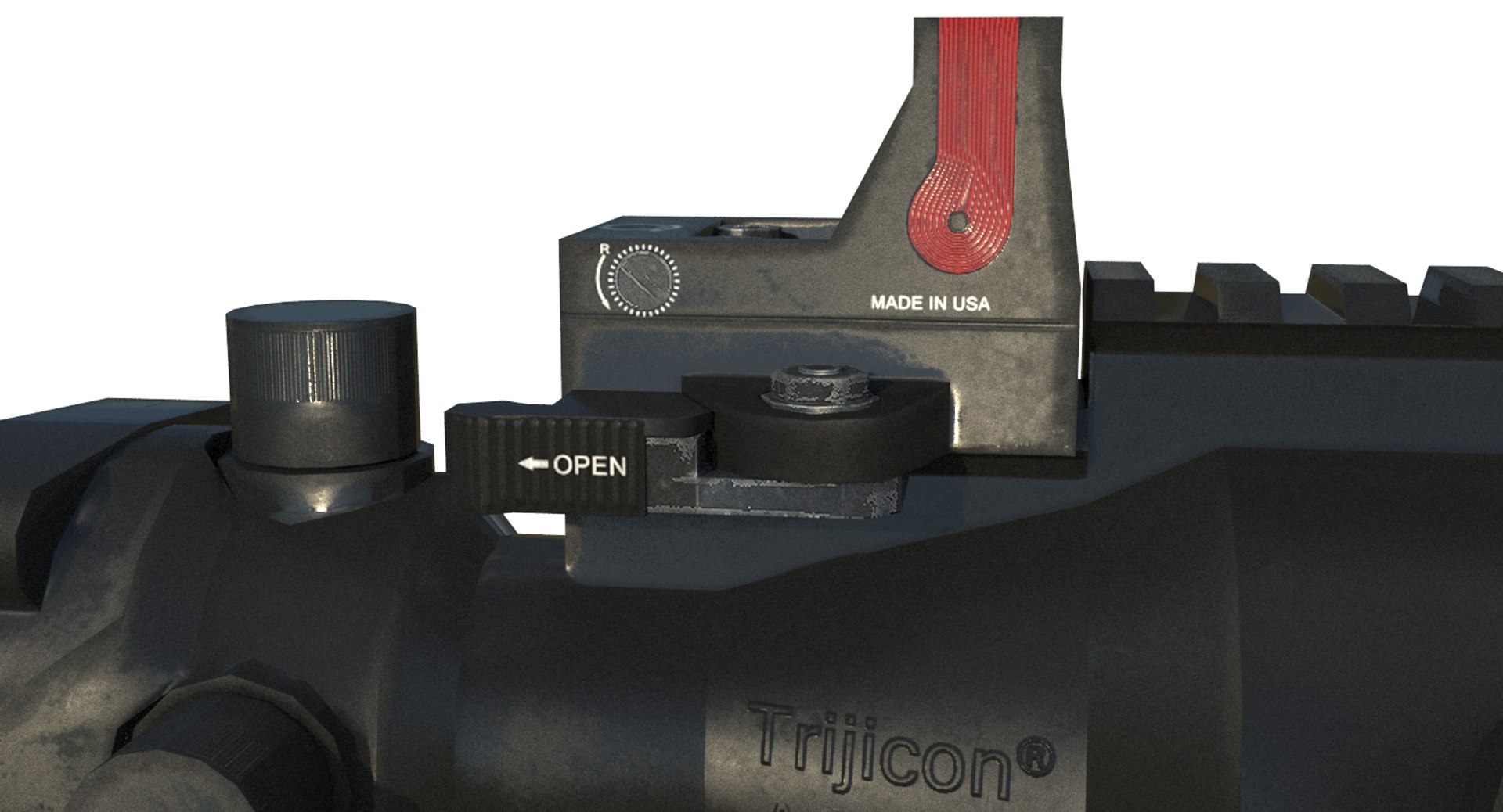 3D Trijicon Acog 6x48 Model - TurboSquid 1164988