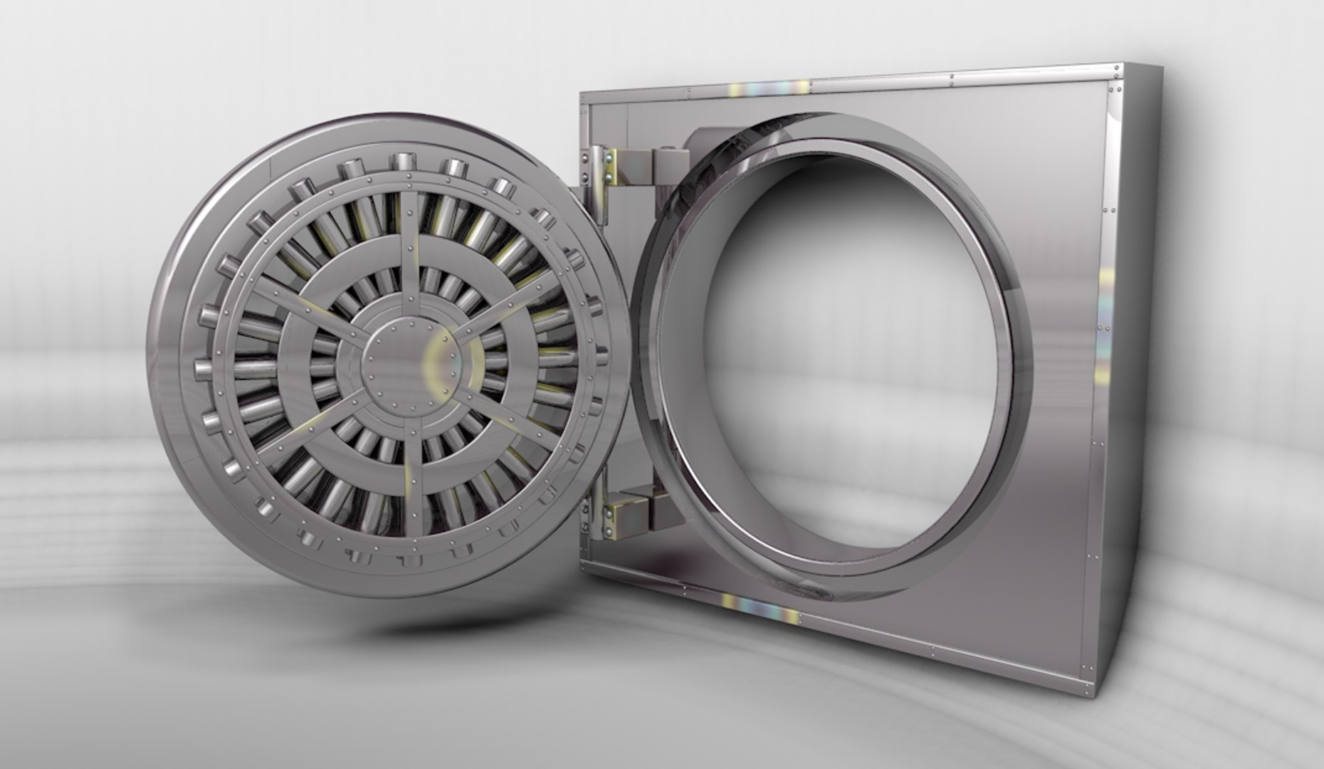 Vault Bank Safe 3D Model | 1148418 | TurboSquid