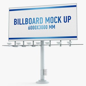 3d model billboard advertising