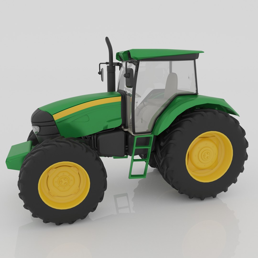 Farm Tractor 3D Model - TurboSquid 1814020