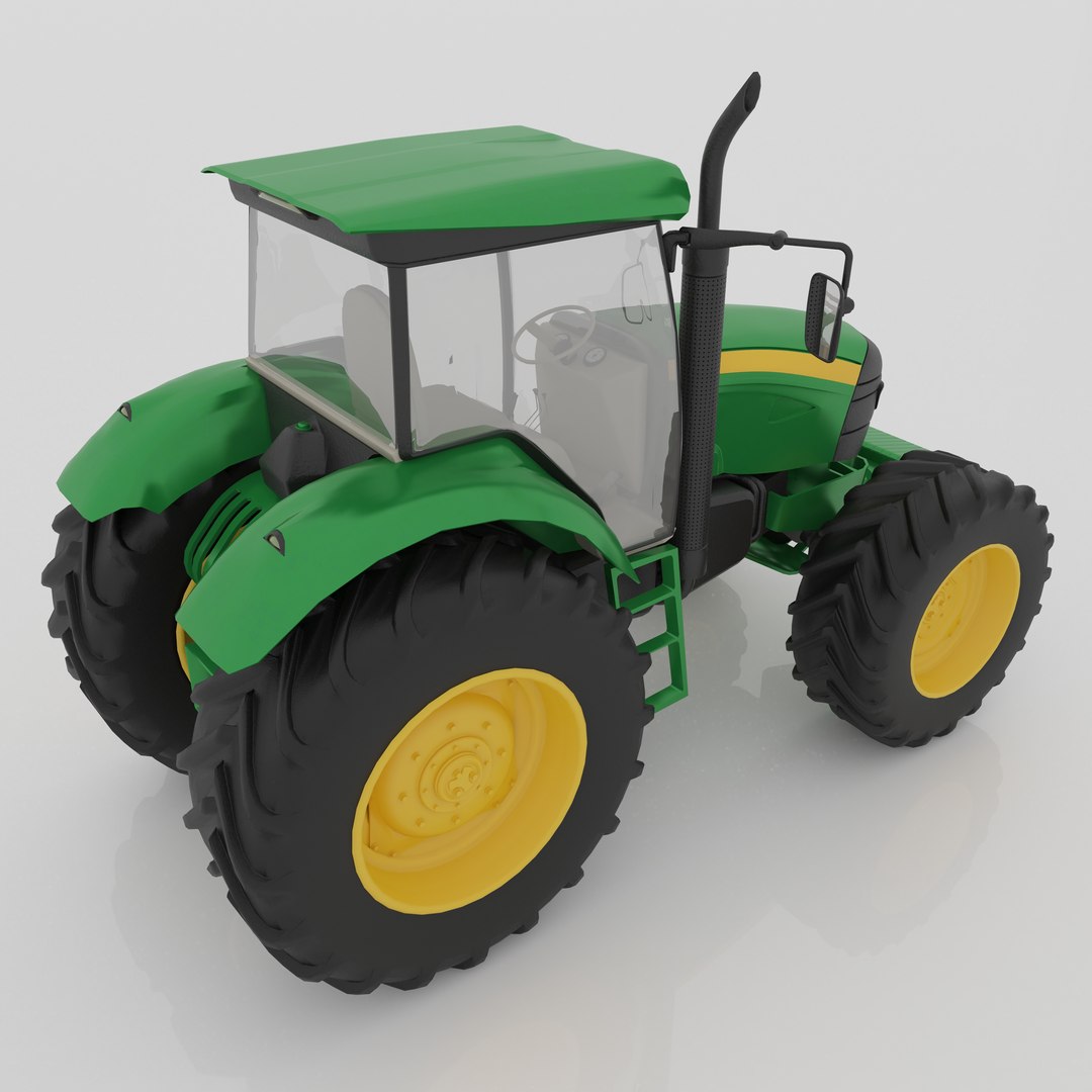 Farm Tractor 3D Model - TurboSquid 1814020