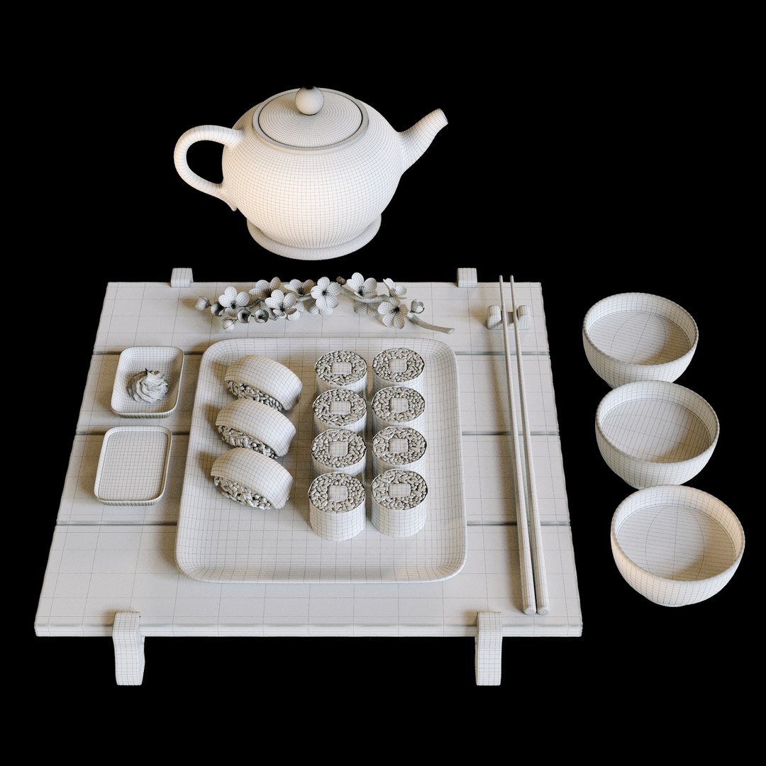 Traditional Food 3D - TurboSquid 1704174