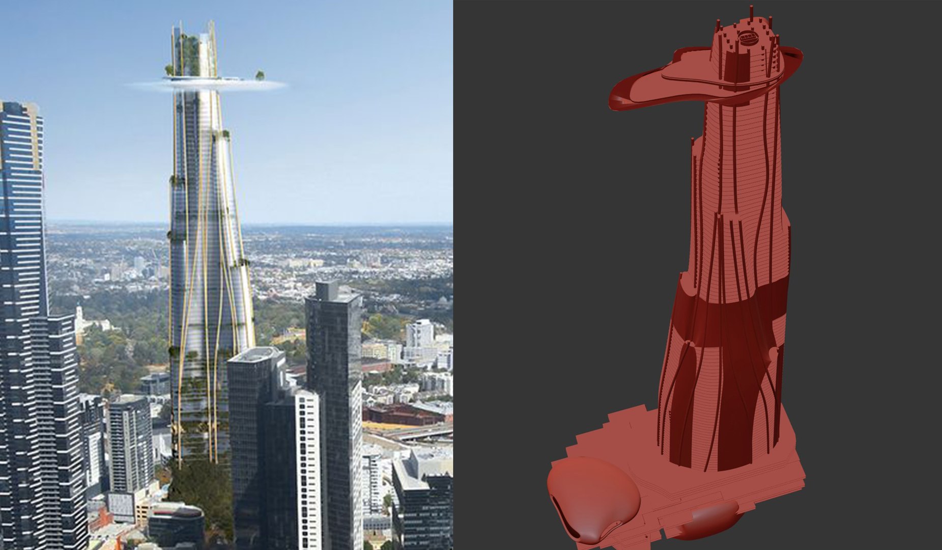 3D Urban Tree Skyscrapers - TurboSquid 2097736