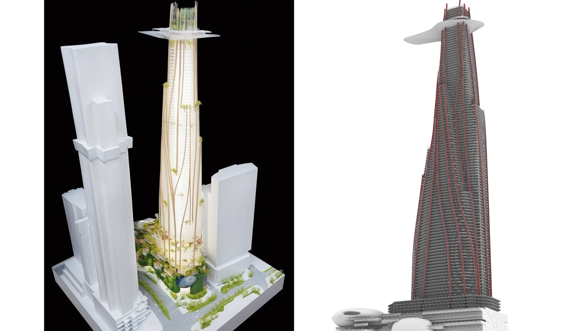 3D Urban Tree Skyscrapers - TurboSquid 2097736