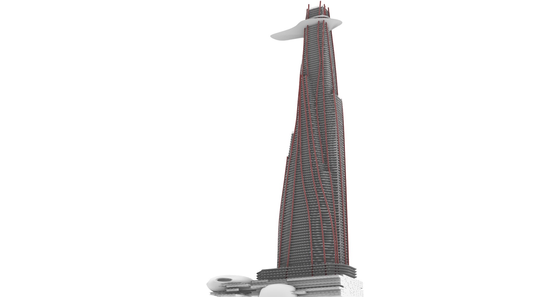 3D Urban Tree Skyscrapers - TurboSquid 2097736